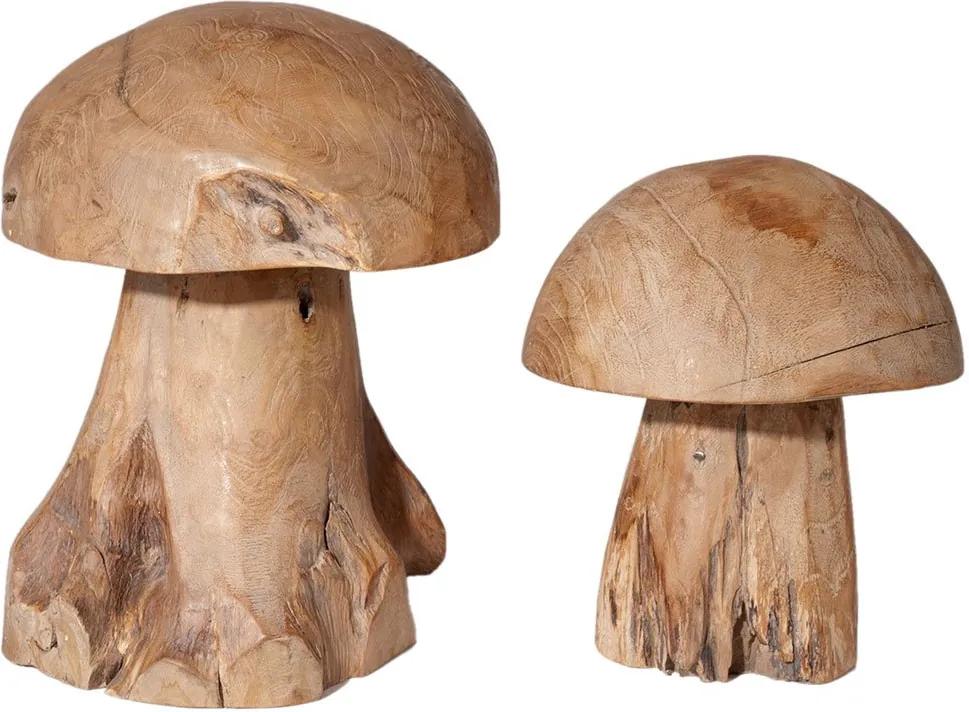 SIT MÖBEL Dekorace ve tvaru houby ROMANTEAKA 25 × 25 × 33 cm