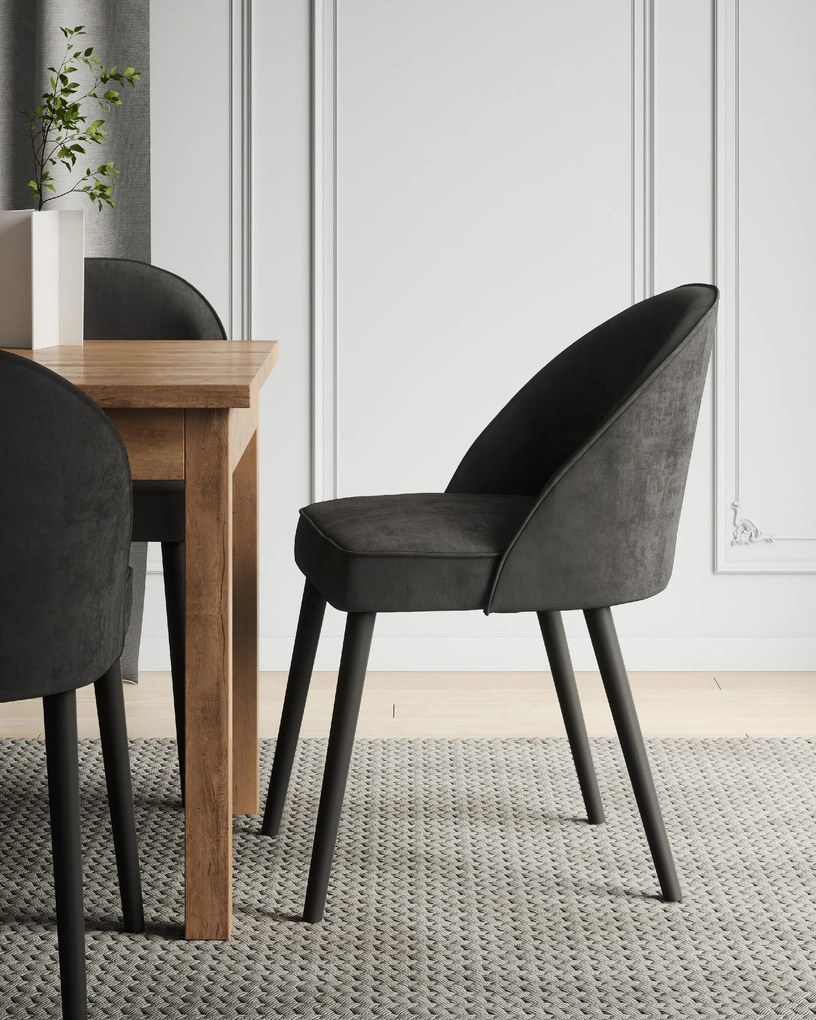 ADRK Furniture Sada stůl s židlemi RODOS 84 SE-ROD-84-L