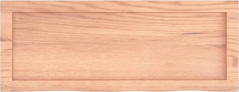 Koupelnová deska hnědá 80x30x(2-6) cm ošetřený masivní dřevo 3156115