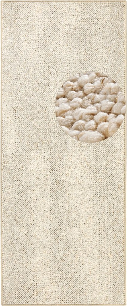 Behúň Wolly 102843, 80x200, biela, obývacia izba, BT Carpet