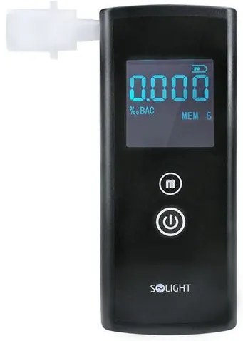 SOLIGHT Alkohol tester, 0,0 - 3,0‰ BAC, přesnost 0,1‰
