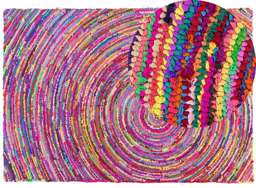 Pestrý bavlněný koberec 160x230 cm MALATYA Beliani