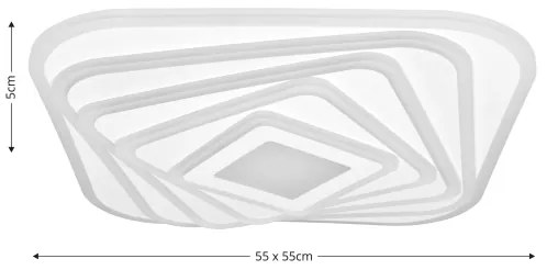 Brilagi - LED Stmívatelné stropní svítidlo MODERN LED/210W/230V 3000-6000K + DO