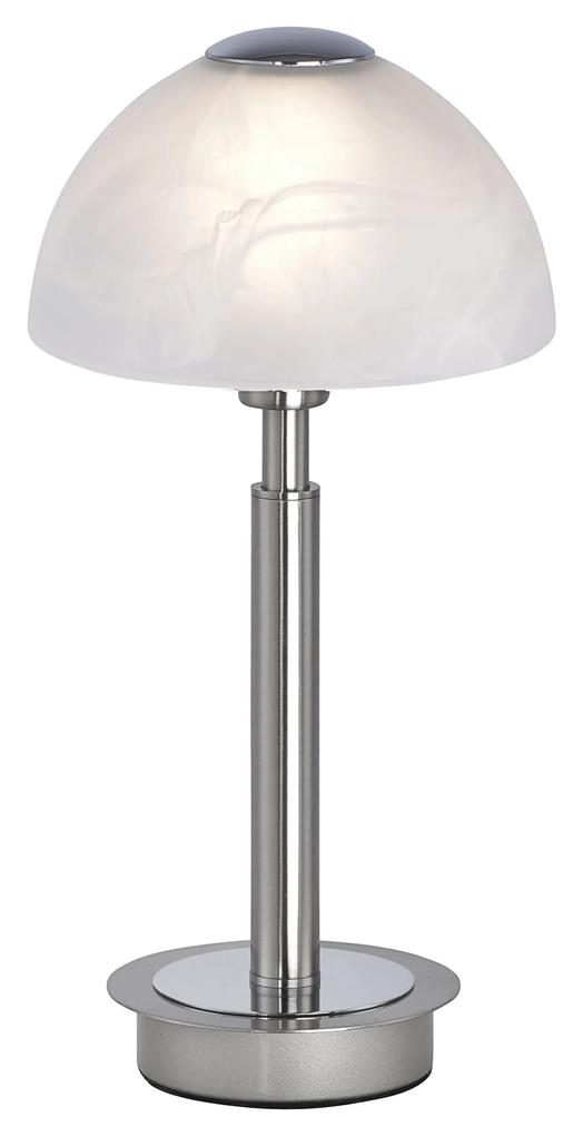 PAUL NEUHAUS LED stolní lampa, svítidlo na čtení, ocel, sklo 3000K PN 4024-55