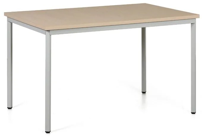 Jídelní stůl TRIVIA, světle šedá konstrukce, 1200 x 800 mm, buk