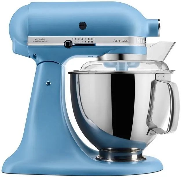 Kuchyňský robot kitchenaid artisan 5ksm175, modrá matná, 4,8 l