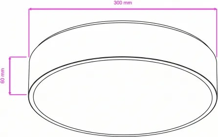 Brilagi - LED Koupelnové stropní svítidlo POOL LED/24W/230V pr. 30 cm IP54 bronz