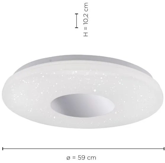 Leuchten Direkt 14822-17 - LED Svítidlo se senzorem LAVINIA LED/40W/230V IP44
