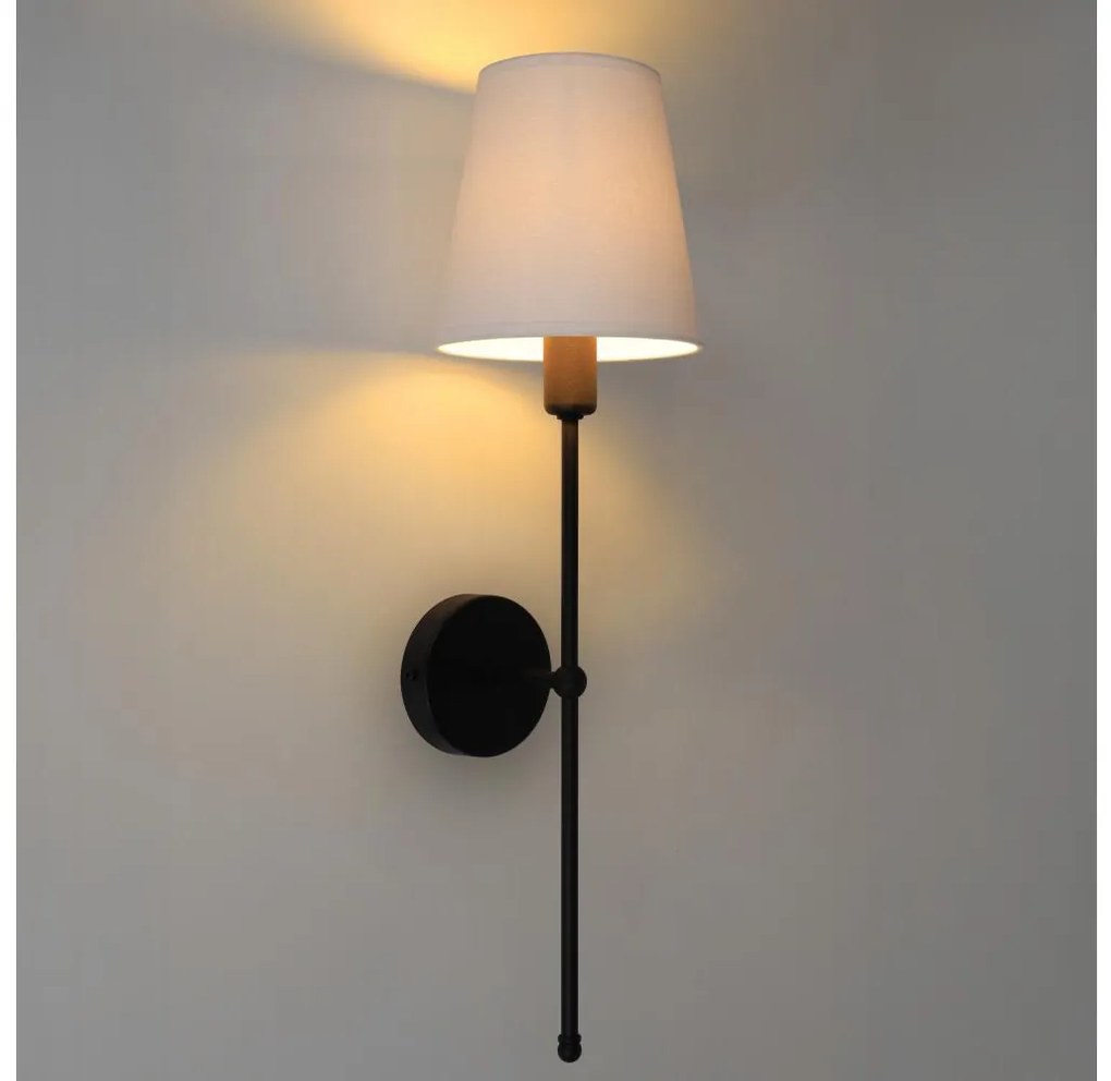 Nástěnná lampa MADELA 1xE14/40W/230V bílá/černá