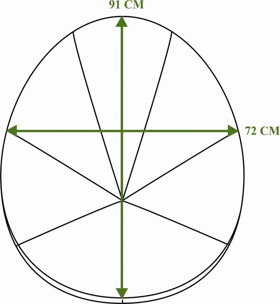 Podsedák do zahradního křesla ACAPULCO 91x72 cm - černý