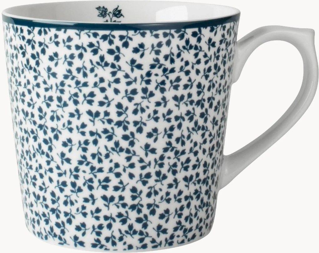 Sada XL porcelánových hrnků Floris, 4 díly