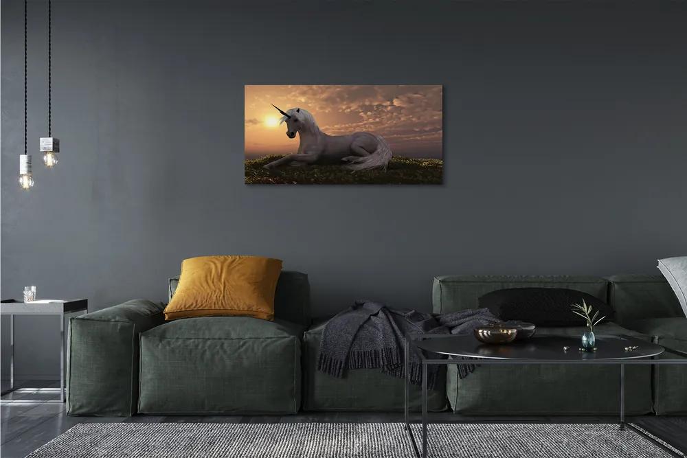 Obrazy na plátně Unicorn horské slunce 100x50 cm