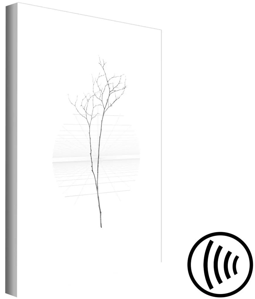 Obraz Zimní větvička (1 panel) vertikální