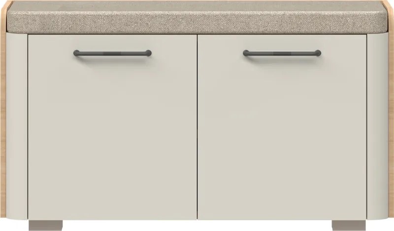 Nízká komoda K2/AIR – moderní komoda se sedákem do předsíně