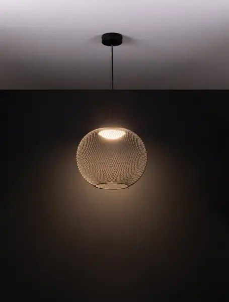 LED černá designová svítilna Kinetic 164