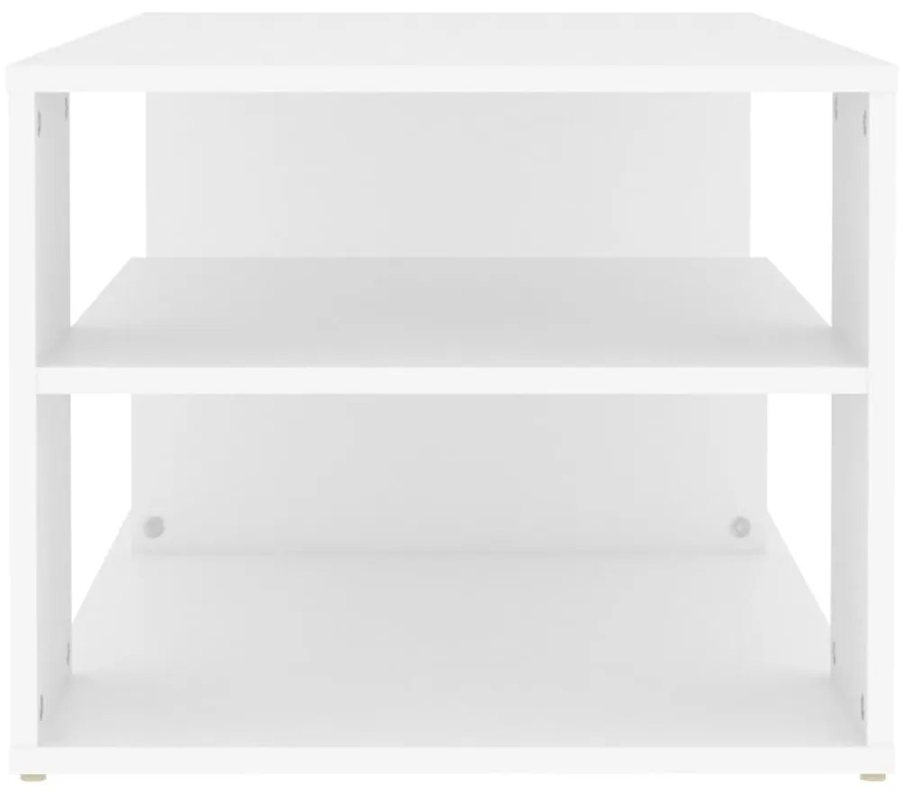 Konferenční stolek bílý 100 x 50 x 40 cm dřevotříska - Default Title