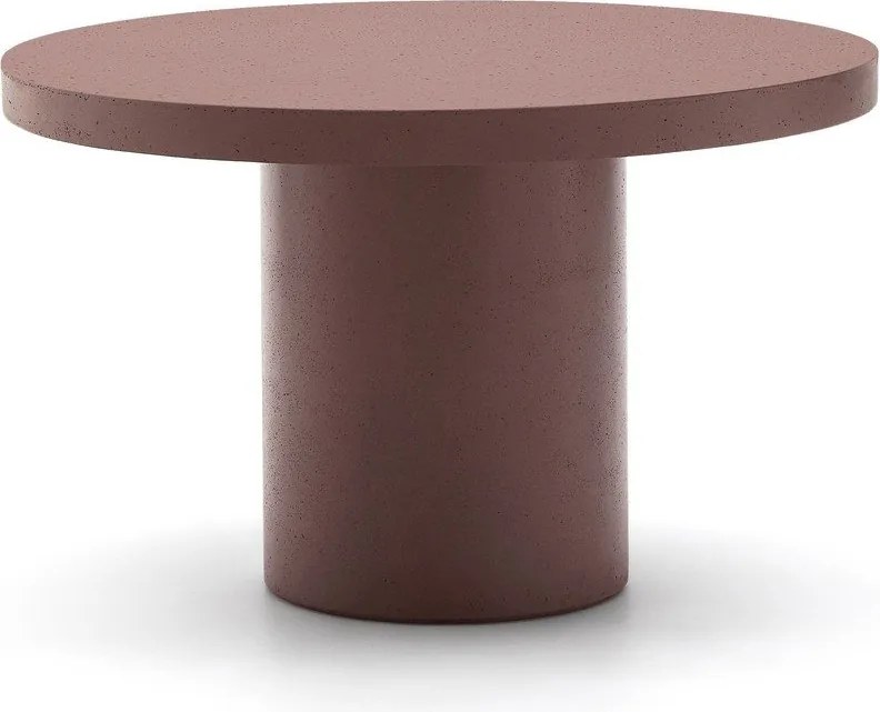 Betonový kulatý zahradní jídelní stůl ø 120 cm Aiguablava – Kave Home