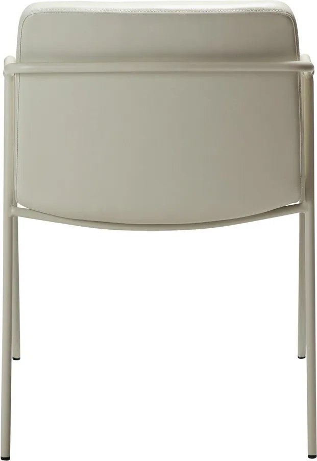 Krémová jídelní židle s područkami Boto – DAN-FORM Denmark