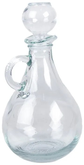Skleněná lahvička / karafa s uzávěrem a uchem Leo – 325 ml