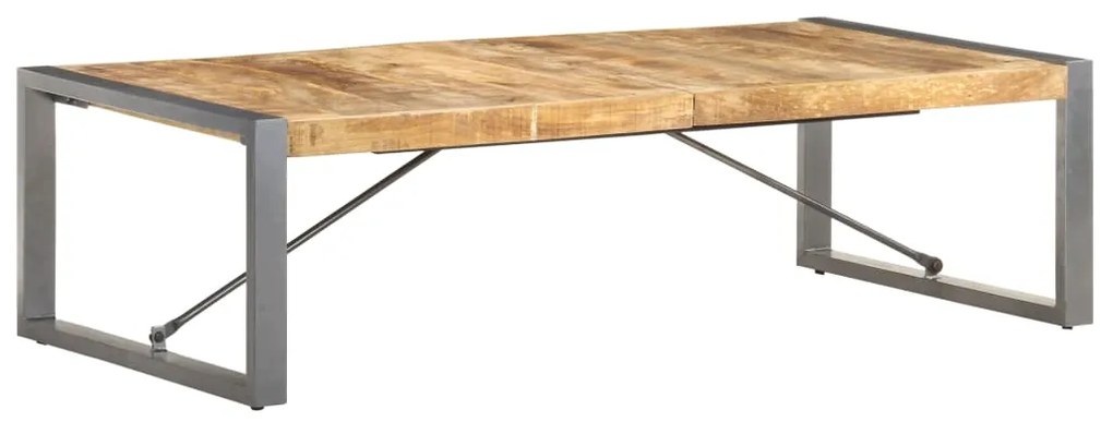 321587 vidaXL Konferenční stolek 140 x 70 x 40 cm hrubé mangovníkové dřevo