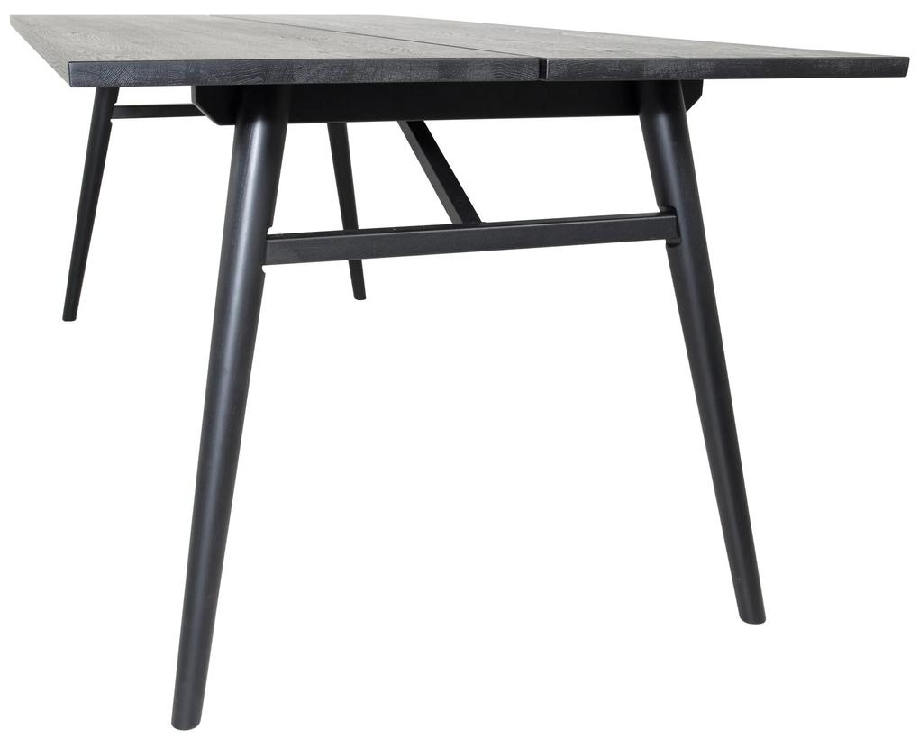Jídelní stůl Sleek, černý, 95x195