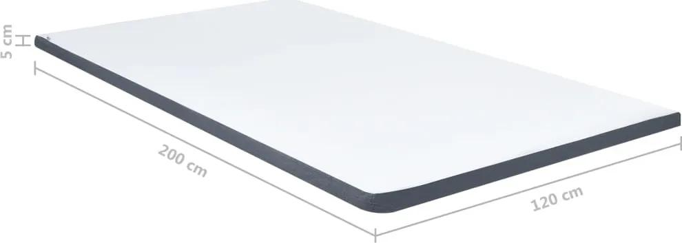 vidaXL Vrchní matrace na postel boxspring 200 x 120 x 5 cm [288213]