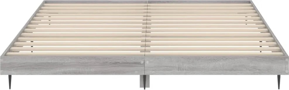 vidaXL Rám postele 120 x 200 cm kompozitní dřevo [832259] Barva: bílá s vysokým leskem