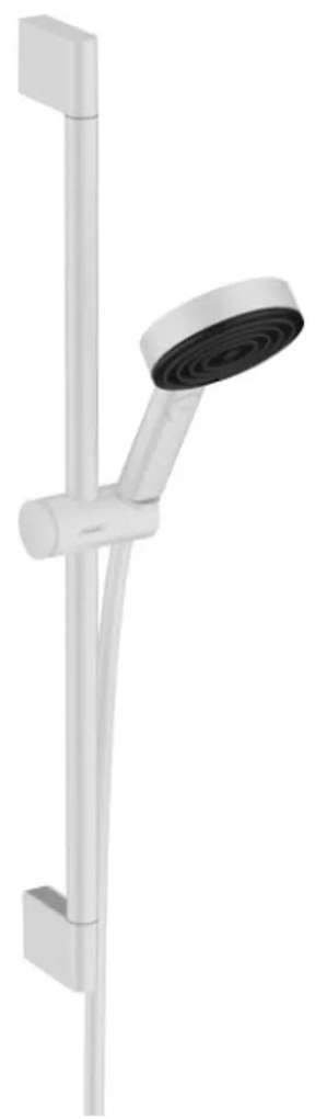 Hansgrohe Pulsify Select - Set sprchové hlavice, 3 proudy, tyče 67 cm a hadice, matná bílá 24160700