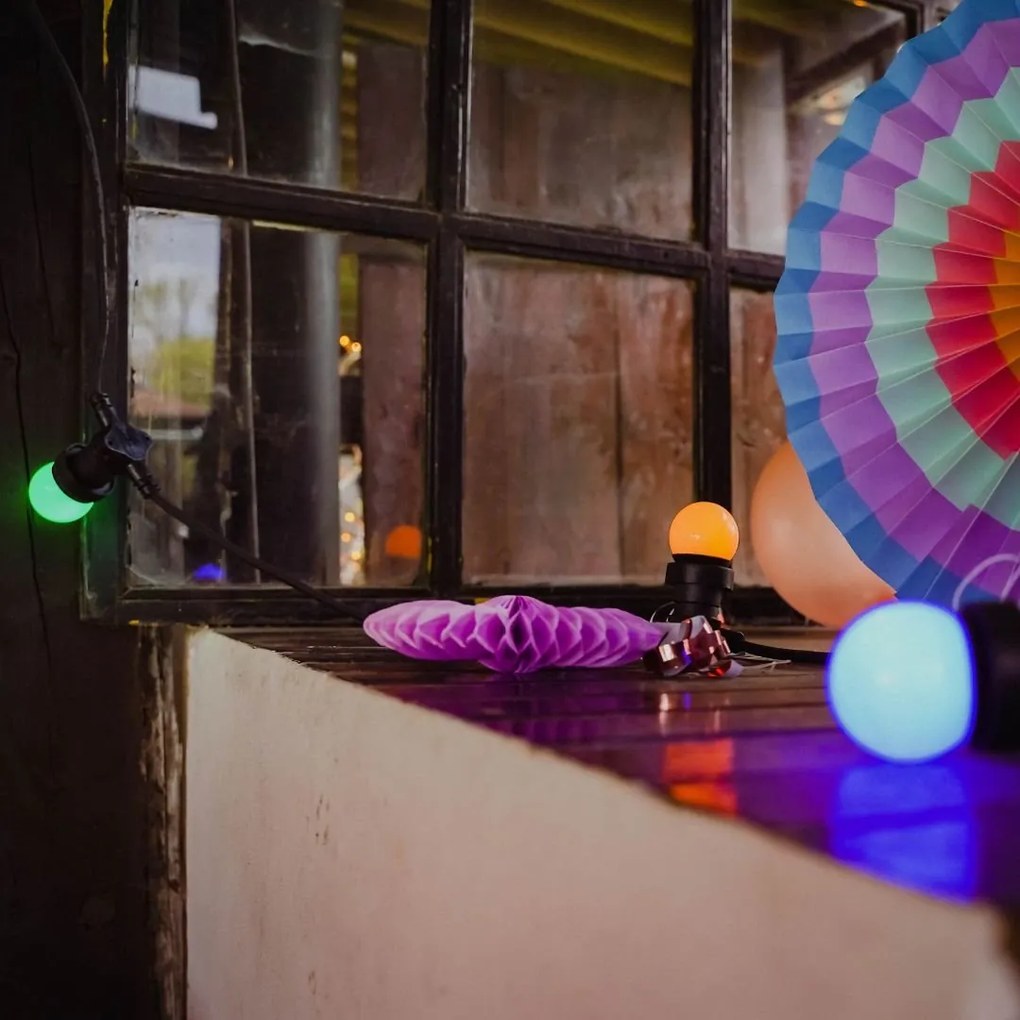 LED žárovka, žlutá, patice E27