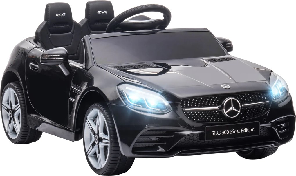 AIYAPLAY 12 V Dětské Elektrické Auto, Dětské Vozidlo s 2.4G Dálkovým Ovládáním, Elektrické Vozidlo s LED Světly, Bezpečnostním Páskem, Klaksonem, Hud…