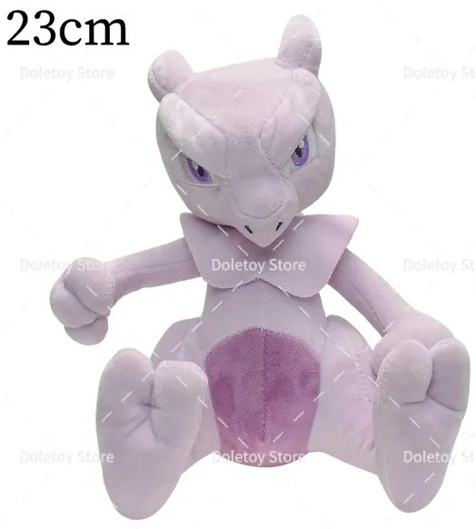 Plyšové postavičky z pohádky "Pokémon" III Barva: Mewtwo a