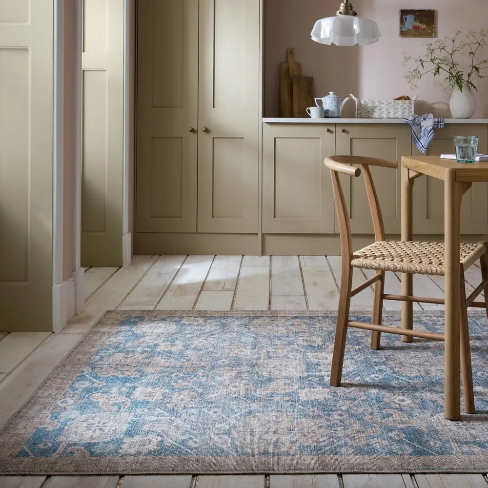 Modrý pratelný koberec 190x290 cm Orelia Global – Flair Rugs