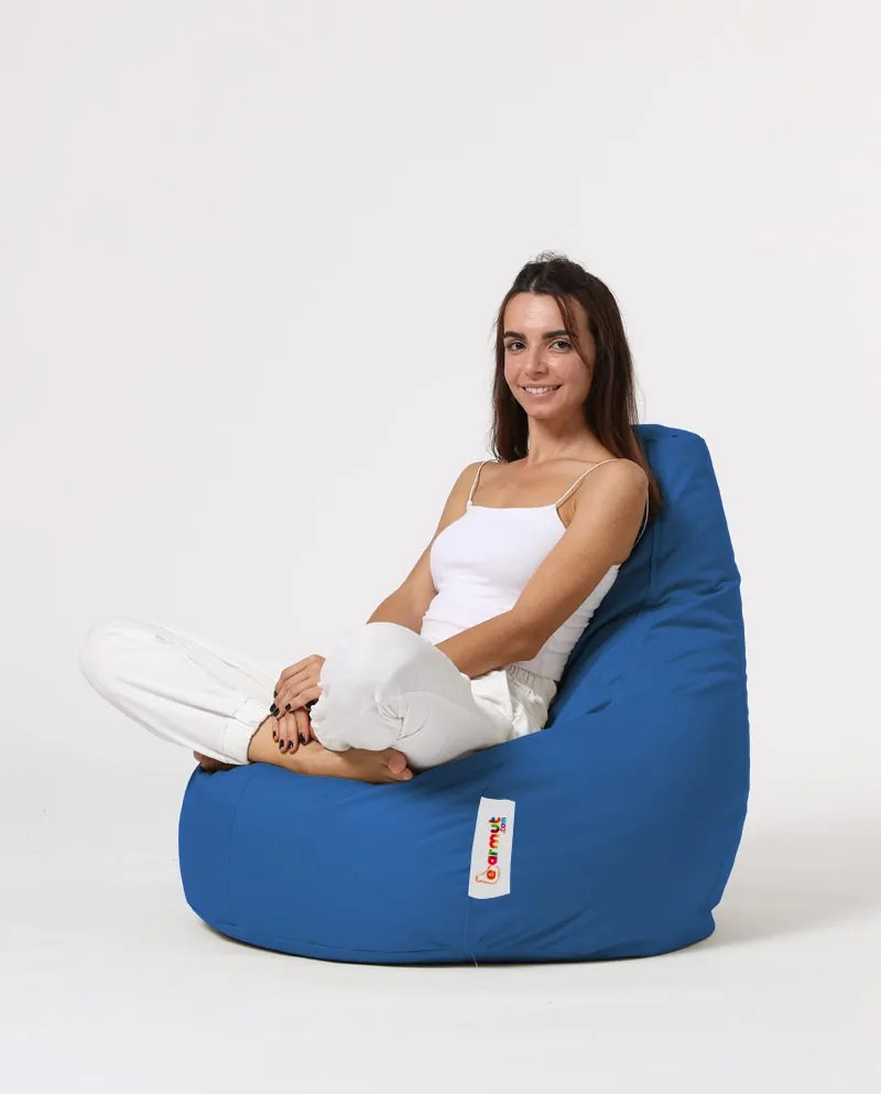 Atelier del Sofa Zahradní sedací vak Drop L - Blue, Modrá