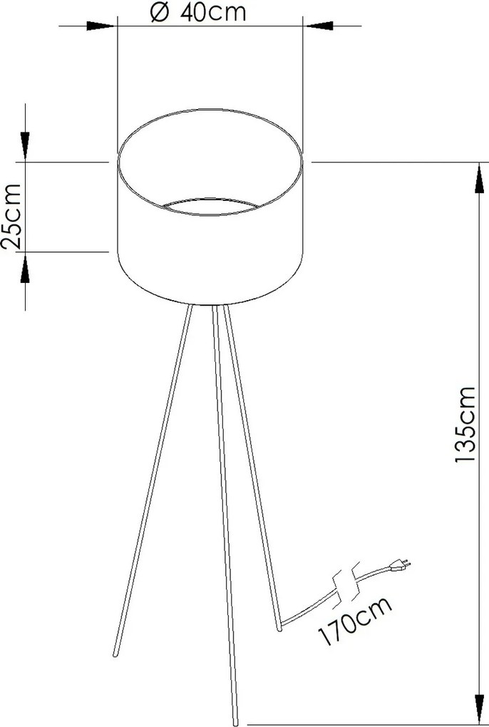 Sollux Lighting Stojací lampa NEVIA mramor