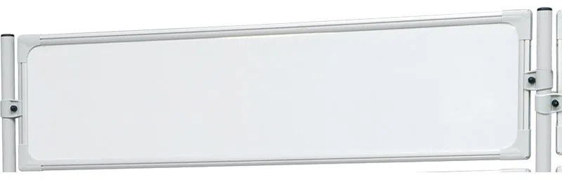 Oboustranná bílá popisovací tabule pro paravany TM, 1200 x 900 mm