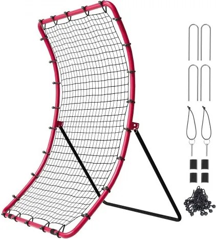 Baseballová a softballová odrazová síť 1,22 × 1,68 m PitchBack All Angle Fielding