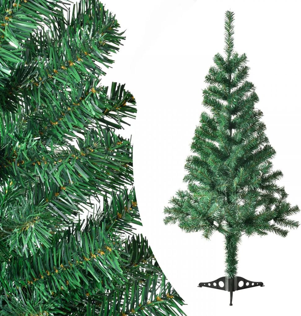 Goleto Umělý vánoční stromek 120 cm zelený