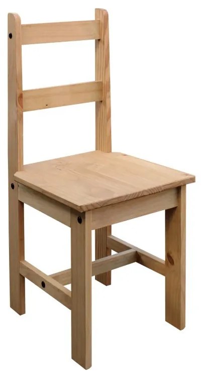 Masivní židle z borovice CORONA