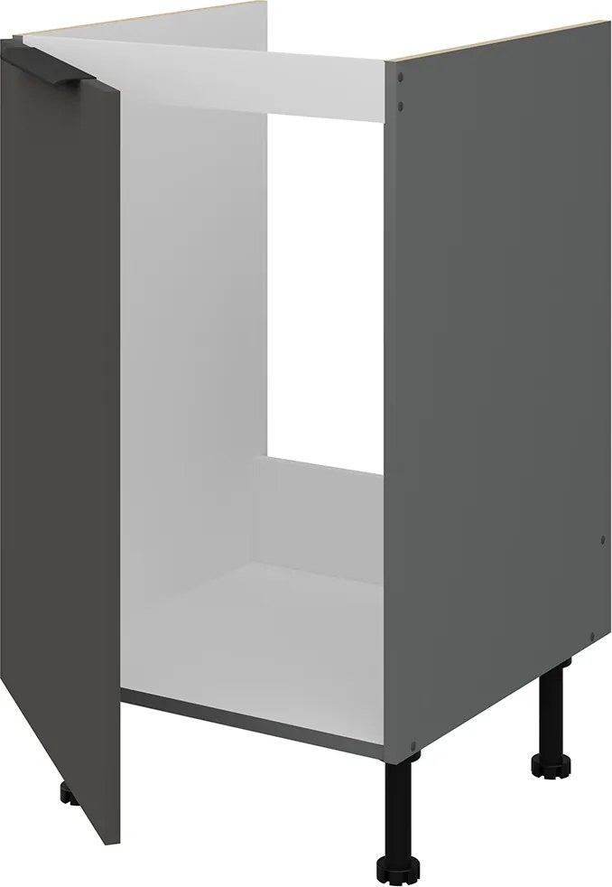 ARIA pi | dolní skříňka 50 ZL 1F dřezová | 50 cm | ANTI FINGERPRINT povrch | antracit/šedá grafit