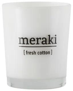 Vonná svíčka Fresh cotton 6,7 cm Meraki