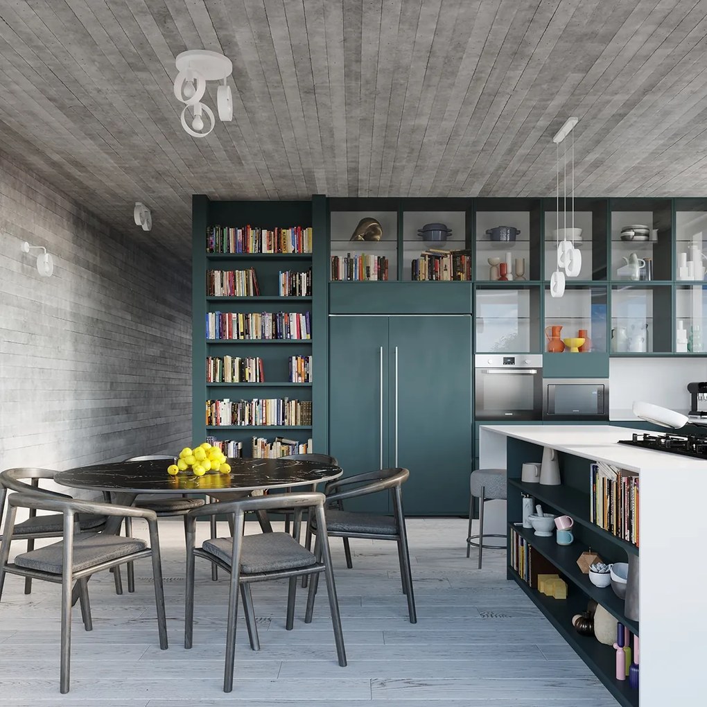 Sollux Lighting Závěsné svítidlo TITRAN 3 bílé