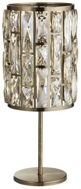 Searchlight EU6584AB Stolní lampa glamour BIJOU patina