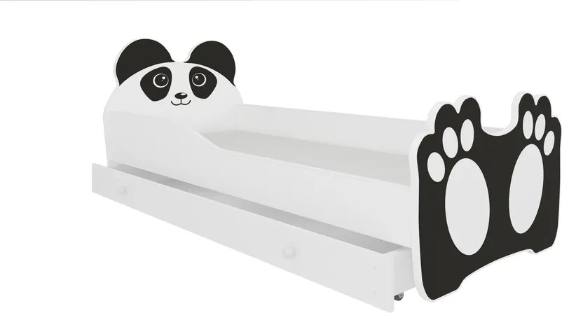 Postel do dětského pokoje 140x70 cm Panda