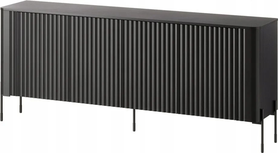Komoda Vera 190 cm černá