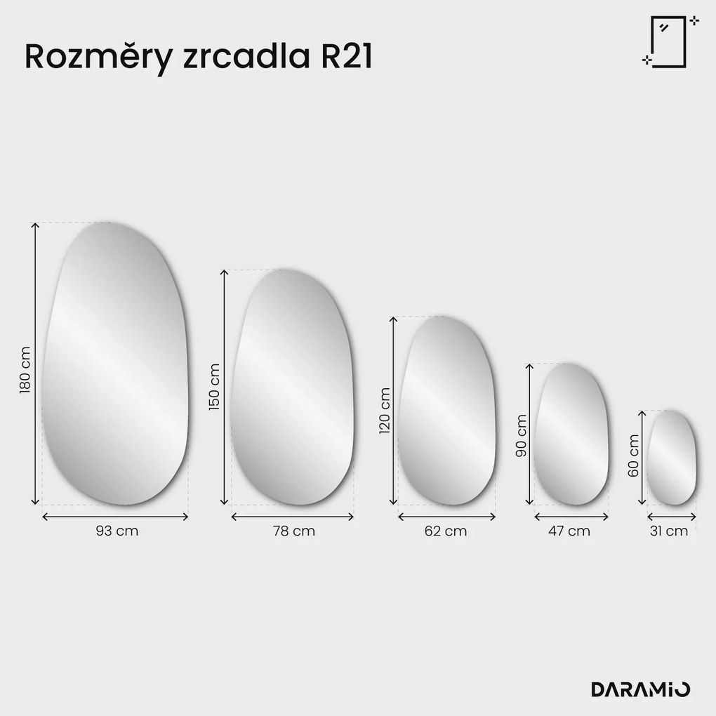 Zrcadlo Pure R21