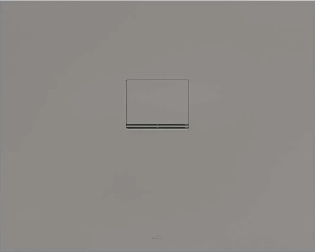 Villeroy & Boch Squaro Infinity - Sprchová vanička, 100x80 cm, šedá UDQ1080SQI2BV-3S
