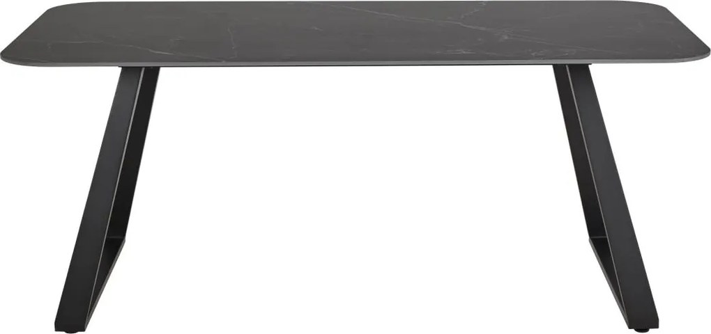 ACTONA Jídelní stůl ANTALYA černý 180x90 cm