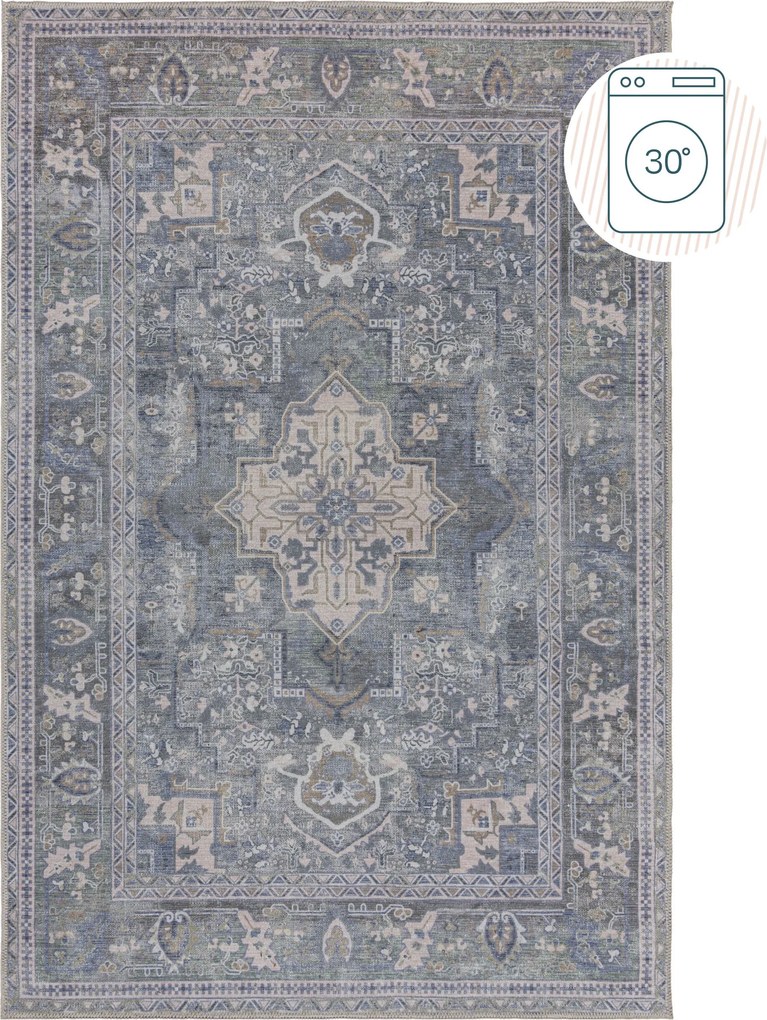 Kusový koberec Hebden Windsor Green, 200x290, zelená, obývacia izba, Flair Rugs
