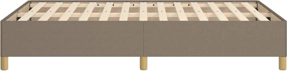 Rám postele bez matrací taupe 120x190 cm textil 3269642