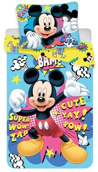 Jerry Fabrics Povlečení Mickey BAM micro Polyester - mikrovlákno 140x200 70x90